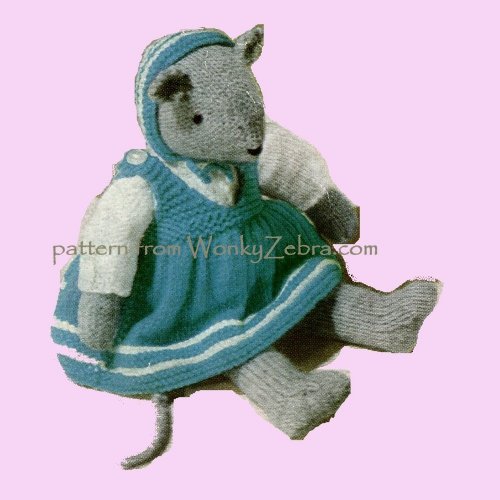WonkyZebra - WZ525 Mouse Mice Gonk Clown Minstrel Doll Vintage Toys ...